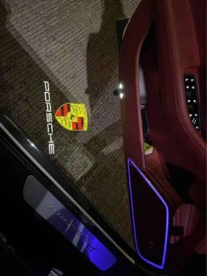 Porsche LED Door Logo Lights | CarLightsLogo
