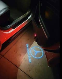 Mercedes Door Light Logo | CarLightsLogo