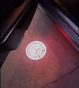 Mercedes Benz Door Light Logo | CarLightsLogo