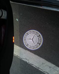 Mercedes Benz Door Light Logo | CarLightsLogo