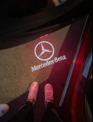 Mercedes Door Light Logo | CarLightsLogo