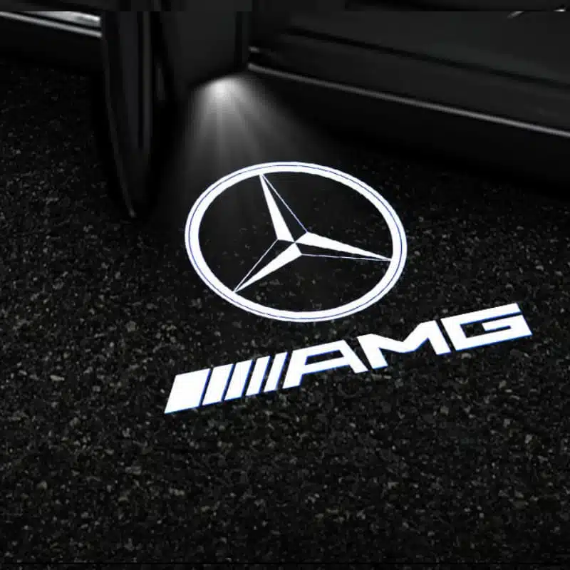 Mercedes AMG Door Lights | CarLightsLogo