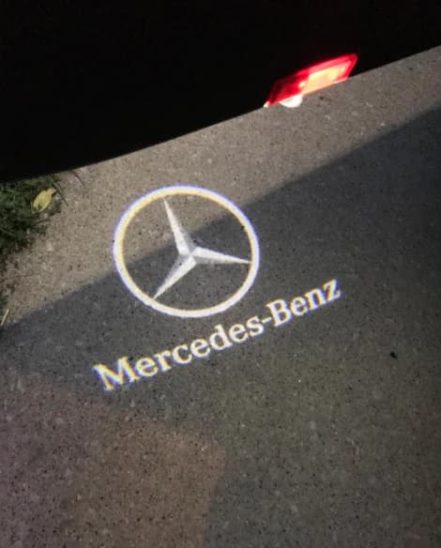 Mercedes Door Light Logo | CarLightsLogo