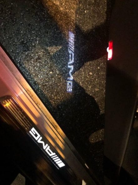 Mercedes AMG Door Projector Lights | CarLightsLogo