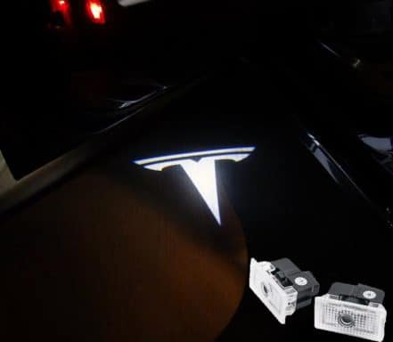 Tesla Puddle Lights | CarLightsLogo
