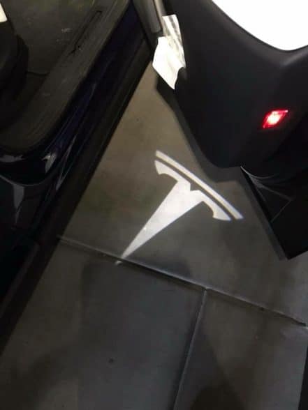 Tesla Puddle Lights | CarLightsLogo