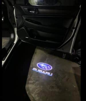 LED Subaru Door Projector Lights | CarLightsLogo