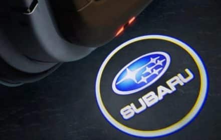 LED Subaru Door Light Logo | CarLightsLogo