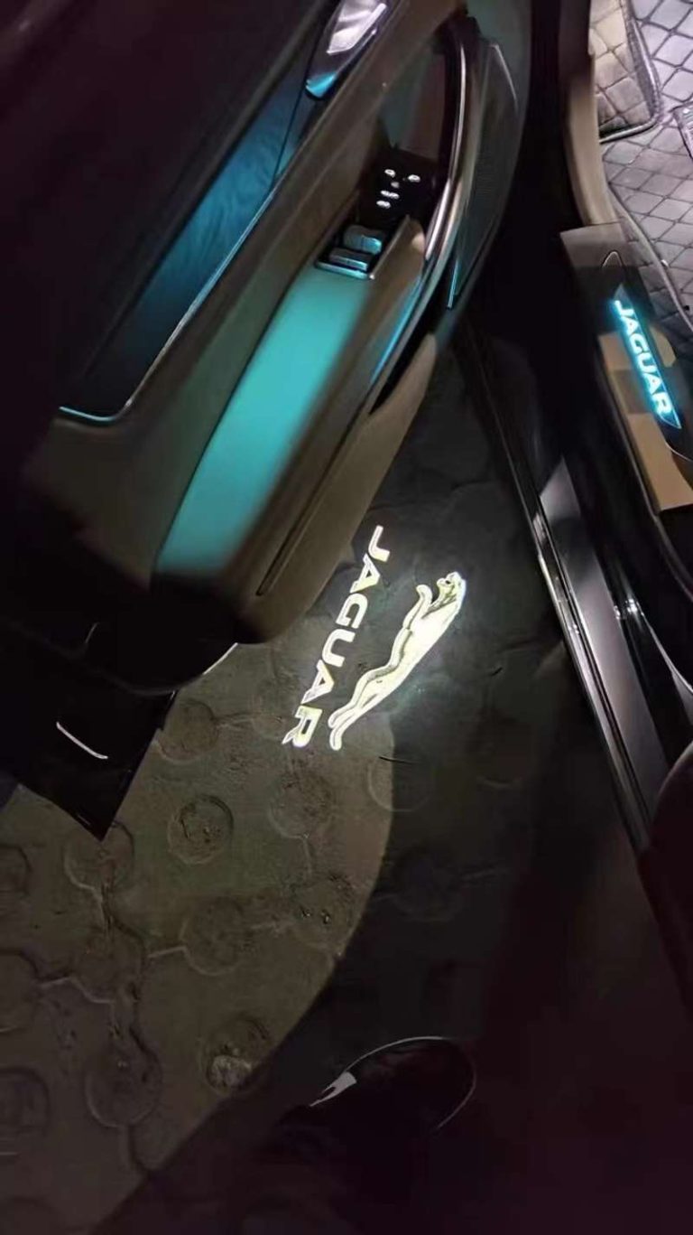 Bright Jaguar Door Light Logo Projector | CarLightsLogo