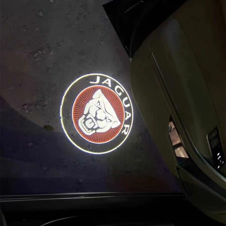 Bright Jaguar LED Door Welcome Lights | CarLightsLogo