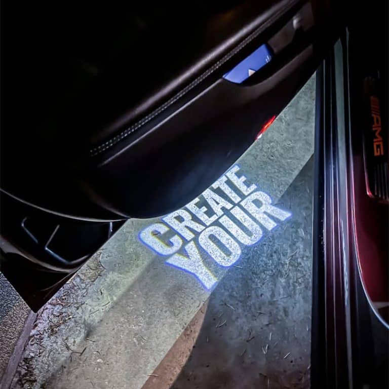 Custom Door Projector Lights | CarLightsLogo