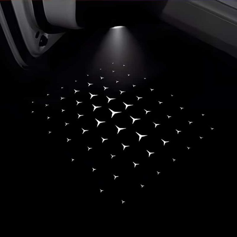 LED Maybach Door Welcome Lights | CarLightsLogo