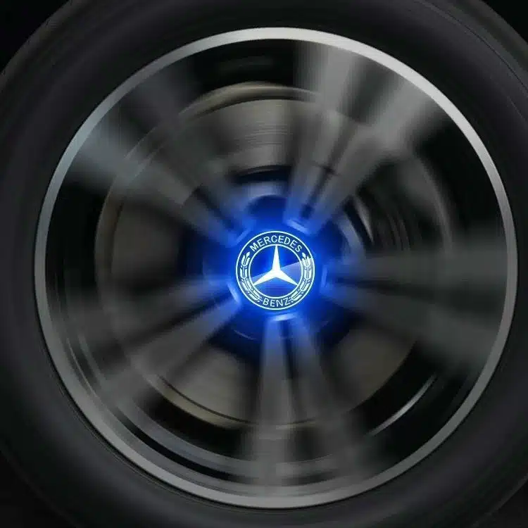 Mercedes Floating Center Caps | CarLightsLogo