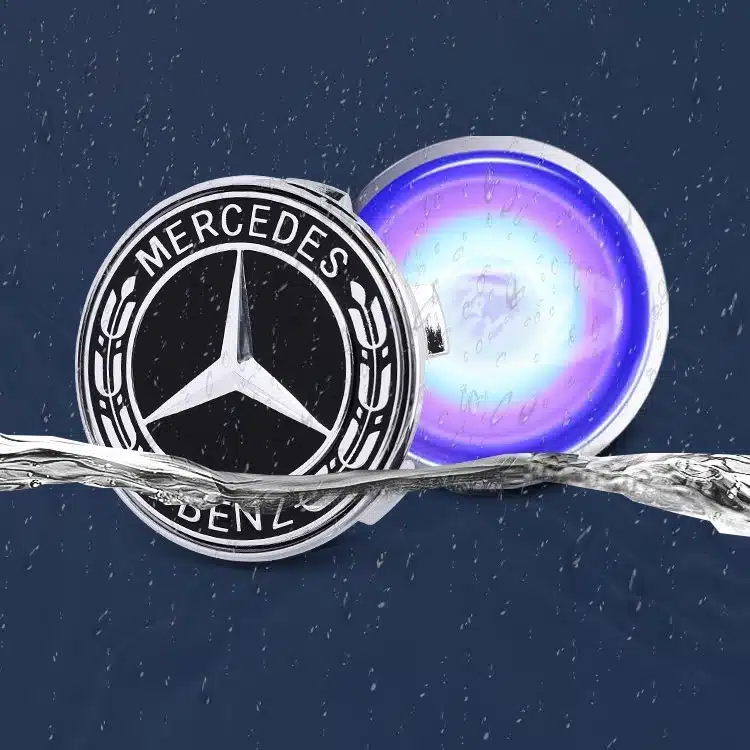 Mercedes Floating Center Caps | CarLightsLogo