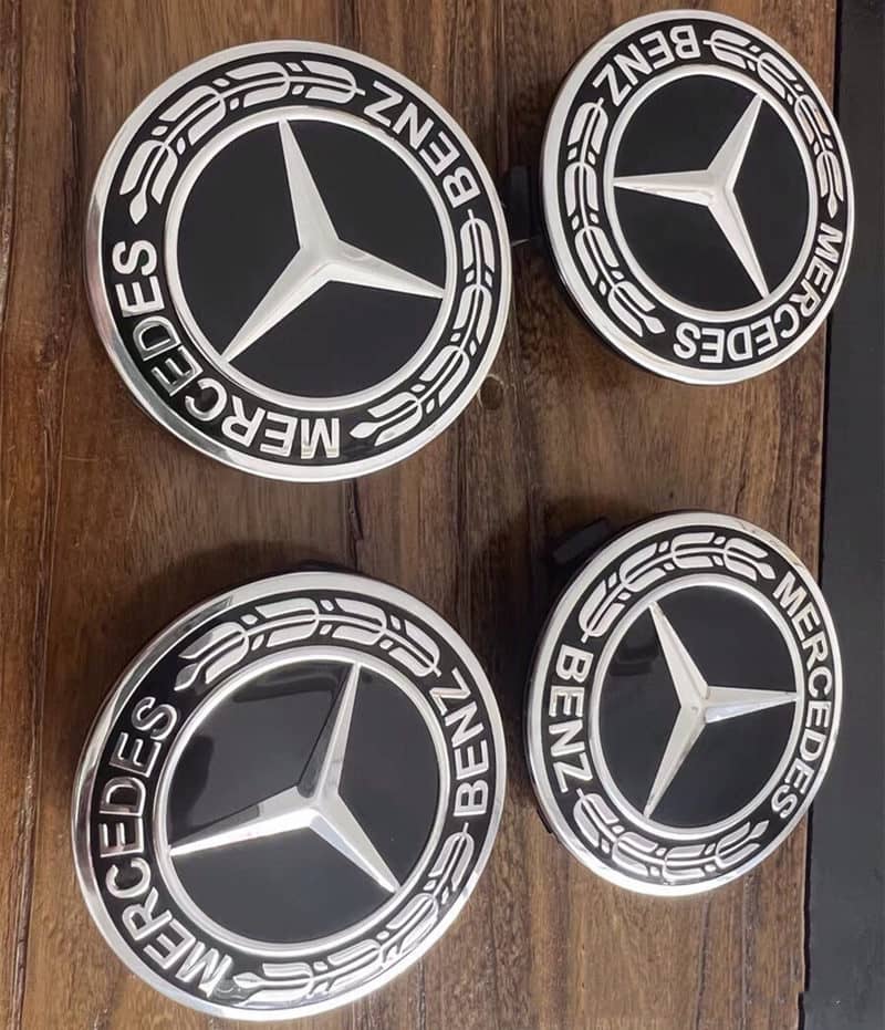 Mercedes Floating Center Caps