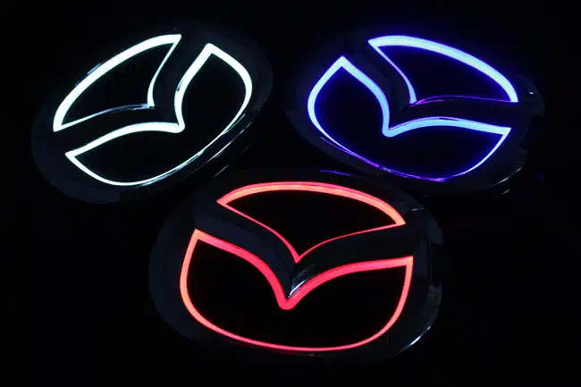 Light Up Mazda Emblem | CarLightsLogo