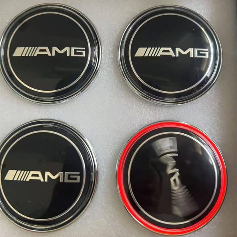 Mercedes Floating Center Caps | CarLightsLogo
