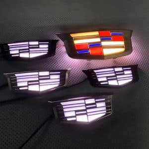 Light Up Cadillac Escalade Grill Emblem | CarLightsLogo