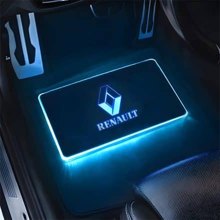 Renault LED Floor Mats| CarLightsLogo