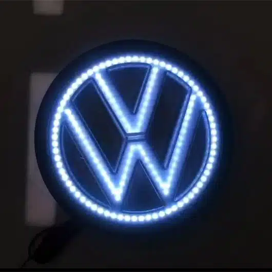 VW Light Up Emblem | CarLightsLogo