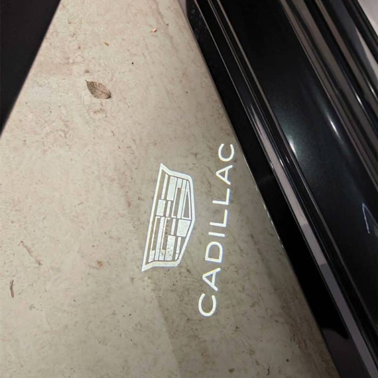 Cadillac Logo Puddle Lights | CarLightsLogo