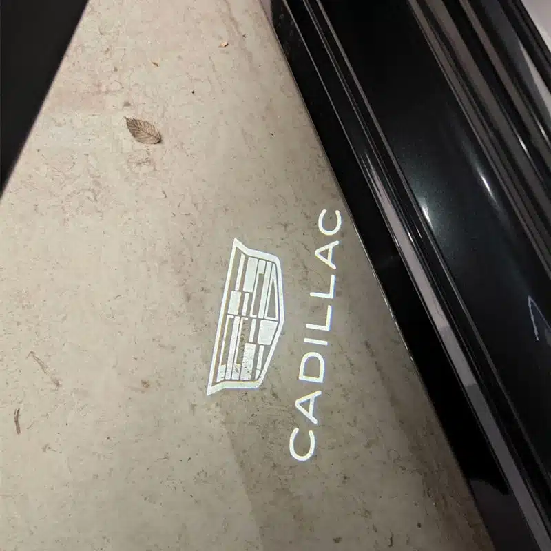Cadillac Logo Puddle Lights | CarLightsLogo