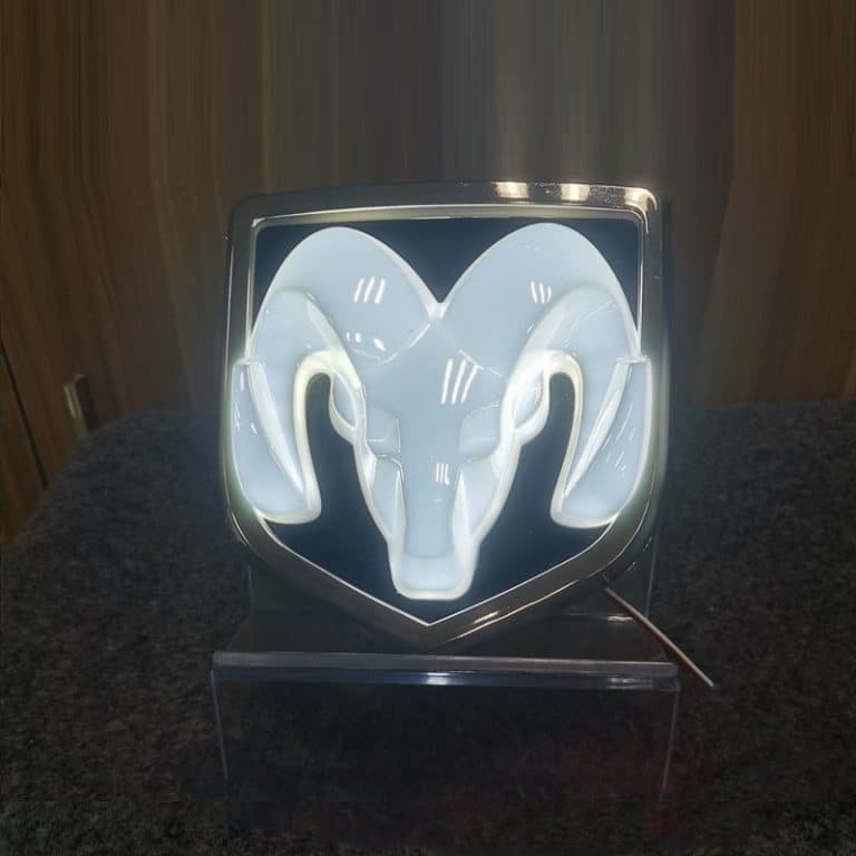 LED Dodge Ram Light Up Emblem | CarLightsLogo